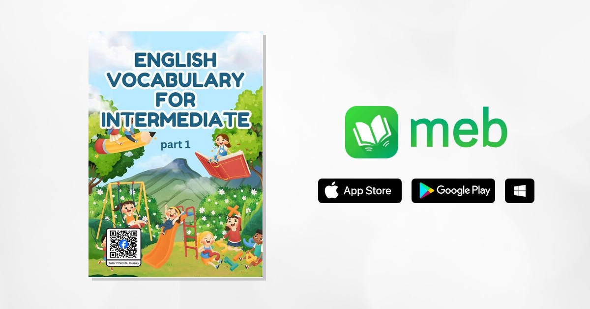 English Vocabulary for Intermediate 1 เล่ม หนังสือ e-book