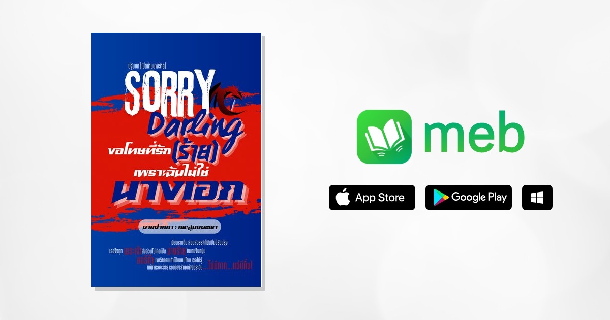 Sorry Darling 2 เล่ม นิยาย e-book