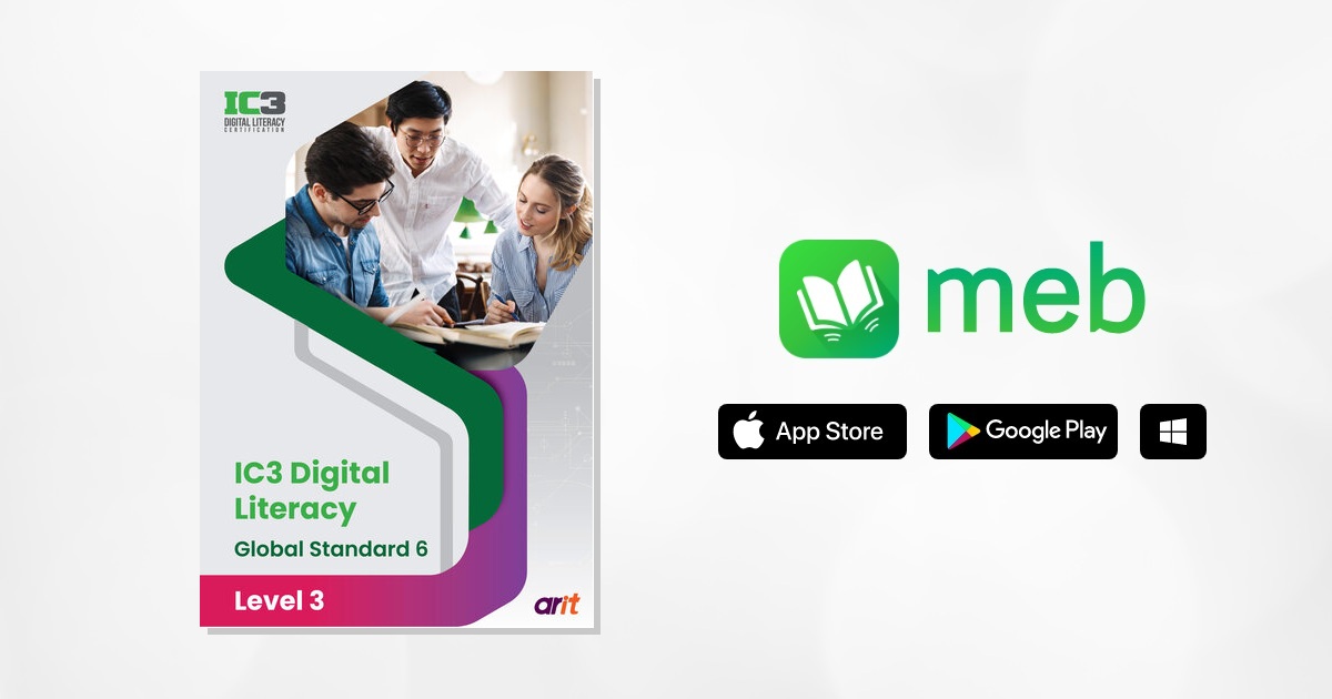 IC3 Digital Literacy Global Standard 6 Level 3:: e-book หนังสือ โดย บริษัท เออาร์ไอที จำกัด