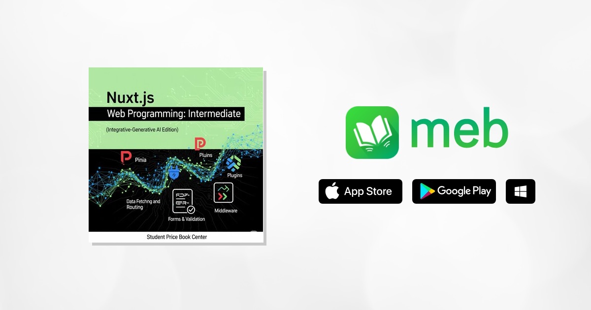 Nuxt.js Web Programming: Intermediate:: e-book หนังสือ โดย ศูนย์หนังสือราคานักเรียน