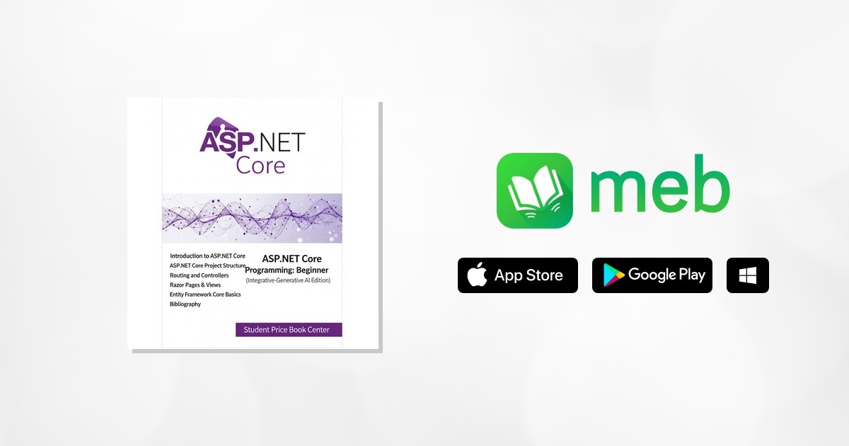 ASP.NET Core Programming: Beginner:: e-book หนังสือ โดย ศูนย์หนังสือ ...