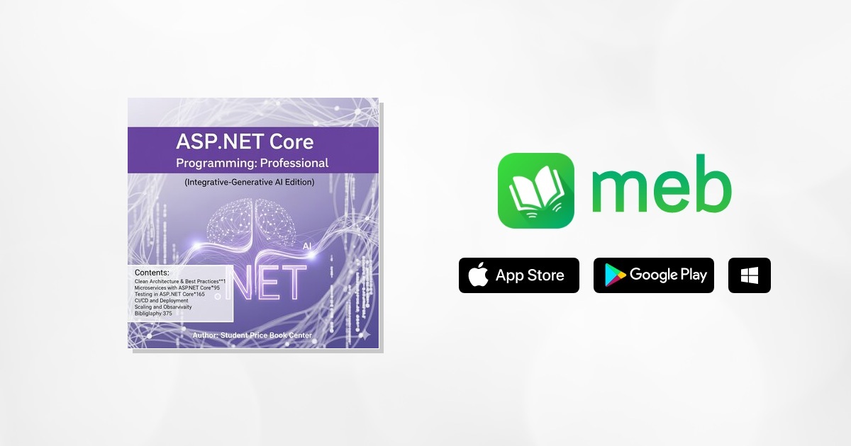 ASP.NET Core Programming: Professional:: e-book หนังสือ โดย ศูนย์หนังสือราคานักเรียน