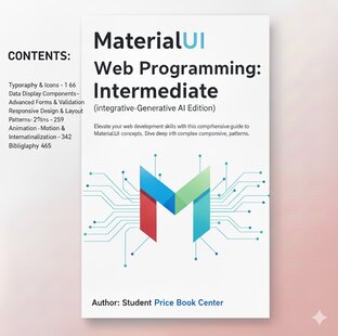 MaterialUI Web Programming: Intermediate:: e-book หนังสือ โดย ศูนย์หนังสือราคานักเรียน